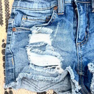 love, Fire | Shorts | Love Fire Blue Distressed Denim Jean Shorts For ...